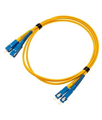 Syrotech Single Mode Duplex Fiber pacth Cord SC to SC 3 MTR : Amazon.in ...