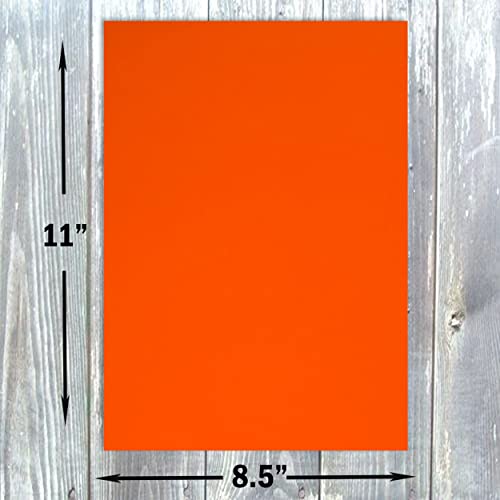 Snapklik.com : Colored Cardstock Scrapbook Paper 8.5 X 11 Fire Orange ...