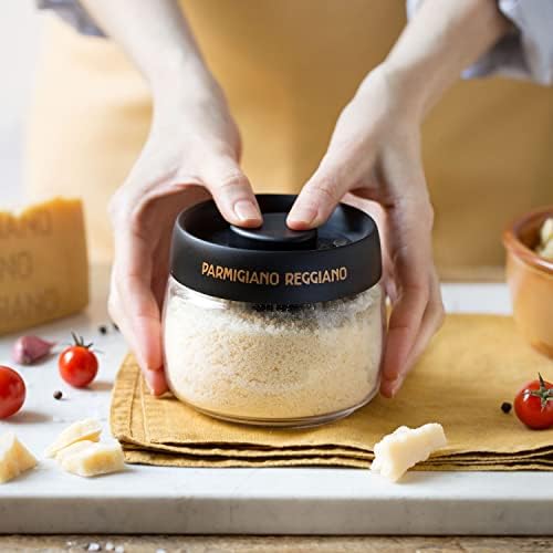 Amazon.com: Parmigiano Freshness-saving Glass Cheese Holder box bowl ...