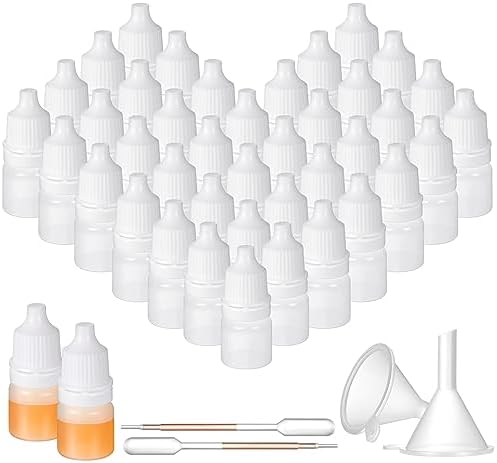 Amazon.com: Tticai 100 Pcs 3 ML Plastic Dropper Bottles Bulk Portable ...