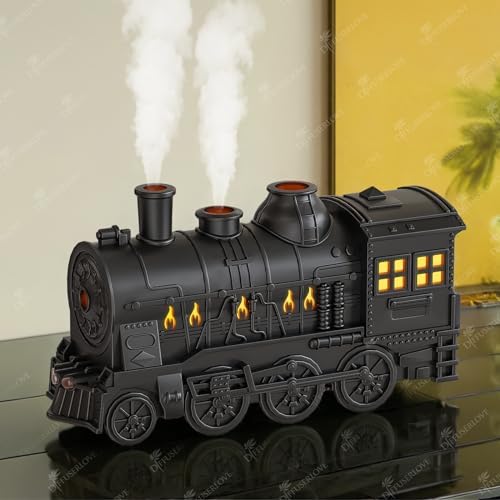 Amazon.com: Humidifiers for Bedroom, Cool Quiet Steam Train Looking ...
