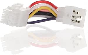 Amazon.com: 9-PIN Plug Adapter - Molex to Amp Adapter - Male to Female ...