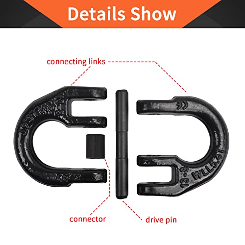 Snapklik.com : TBAPFS 1/2 Grade 80 Alloy Steel Hammerlock Coupling Link ...