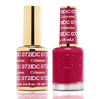 Amazon.com: DND Premium DC Gel Set (DC 072 CRIMSON) : Beauty & Personal ...