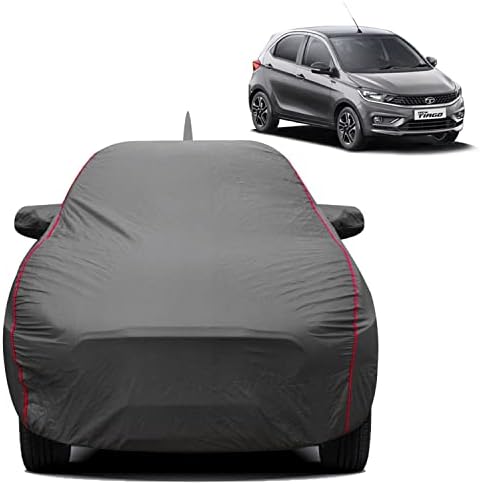 AUTO ALAXON 100% Waterproof with Piping Car Body Cover for Tata Tiago ...