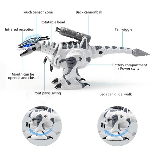 Spobot Remote Control Dinosaur Smart Robot Wildlife RC Robotic ...