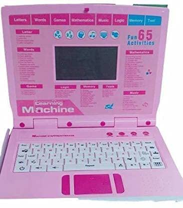 Toy Mall Toy World 65 Activity Pink Colour Laptops & Tablets Notebook ...