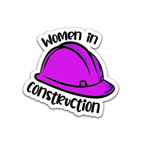 Amazon.com: Miraki Women in Construction Sticker, Lineman Hard Hat ...