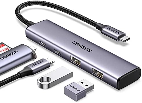 UGREEN USB C Hub 10Gbps, 4 Ports USB C 3.2 Gen 2 Hub USB C Splitter ...