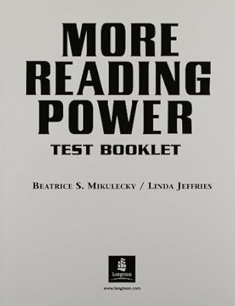 Test Booklet: Mikulecky, Beatrice S.: 9780130186492: Amazon.com: Books