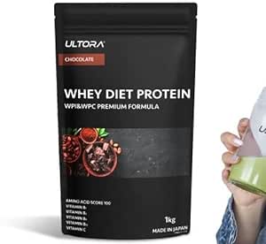 Amazon.co.jp: 【クリアストロベリー風味】ULTORA ホエイ ダイエット プロテイン 1kg ／ トレーニング タンパク質 アミノ酸 埼玉県 : ドラッグストア