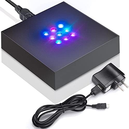 Amazon.com: PHOSOK LED Multimodal Multicolor Light Stand Base Silver ...