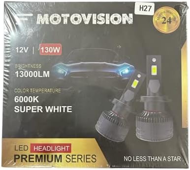 H27 130 Watt LED Headlamp Bulb Lights Chip Fog Light Ideal for Cars : Amazon.in: Car & Motorbike
