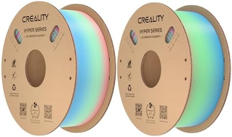 Amazon.com: Creality 3D Printer PLA Filament 1.75mm Bundle, Hpyer ...