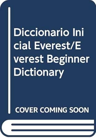 Amazon | Diccionario Inicial Everest/Everest Beginner Dictionary ...