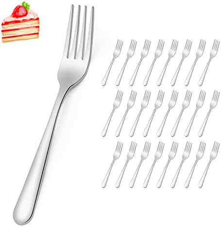 Cake Forks, Funnydin 36 Pieces Stainless Steel Forks Set, 5.9 Inch ...