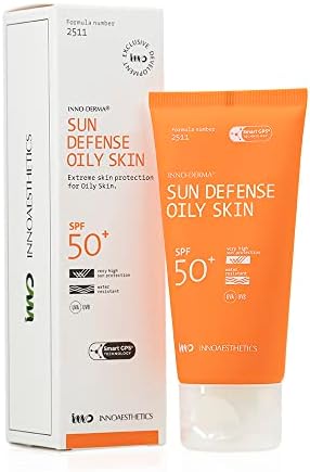 Amazon.com: Inno-Derma Sun Defense Sunblock UVP 50+ Oily/Combination ...