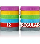 Amazon.com: AOZITA Wide Mouth Mason Jar Lids [16 Pack] for Ball, Kerr ...