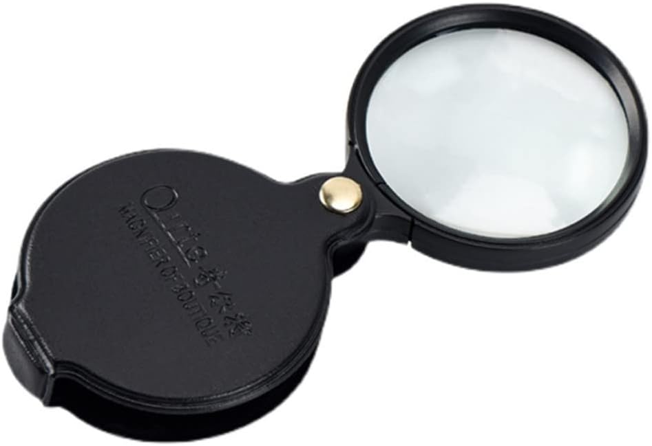 Amazon.com: Mini Magnifying Glass 50X Handheld Pocket Magnifier with ...