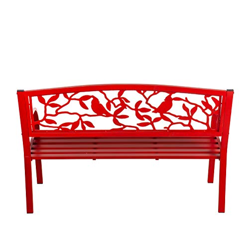 Snapklik.com : Evergreen Weatherproof Cardinal Outdoor Bench Holds Up ...