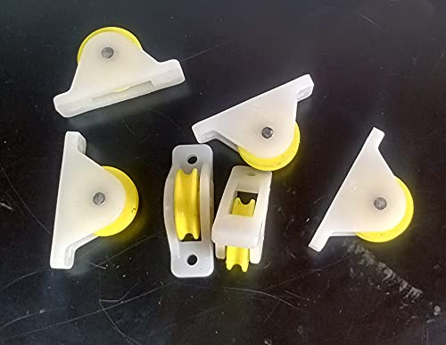 Aluminium Window Wheel (Yellow) (Inner) (6 Pcs) 22mm : Amazon.in: Home ...