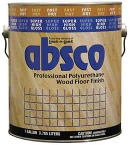ABSOLUTE COATINGS 89001 ABSCO POLYURETHANE WOOD FLOOR FINISH GLOSS 450 ...