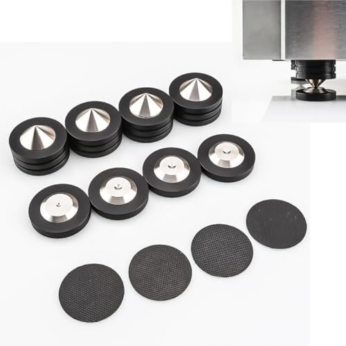 Amazon.com: 4 Pcs Speaker Feet Isolation Pads POM Spike Stand Subwoofer ...