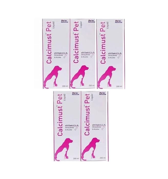 BULLYPET Calcimust Pet Syrup, Calcium Supplement for Strong Bones ...