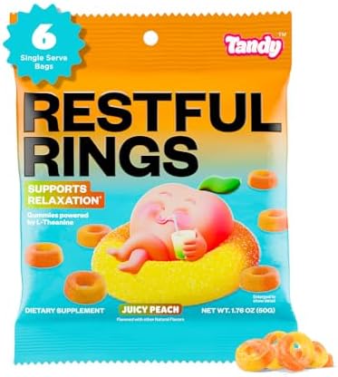 Amazon.com: Tandy Mellow Melons L-Theanine Gummies I Relaxation Gummies with Refreshing ...