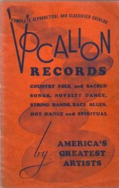 Vocalion Records Catalog Country Folk Sacred Race Blues- By America's ...