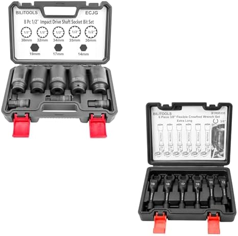 Brake Line Wrench Set YIYEIE 6 Pc. Flare Nut Wrench Set, SAE 1/4" To 15 ...