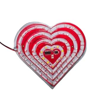 Buy Ovicart 12v 5inch Flashing Blinking Heart Shape LED Light Online at ...