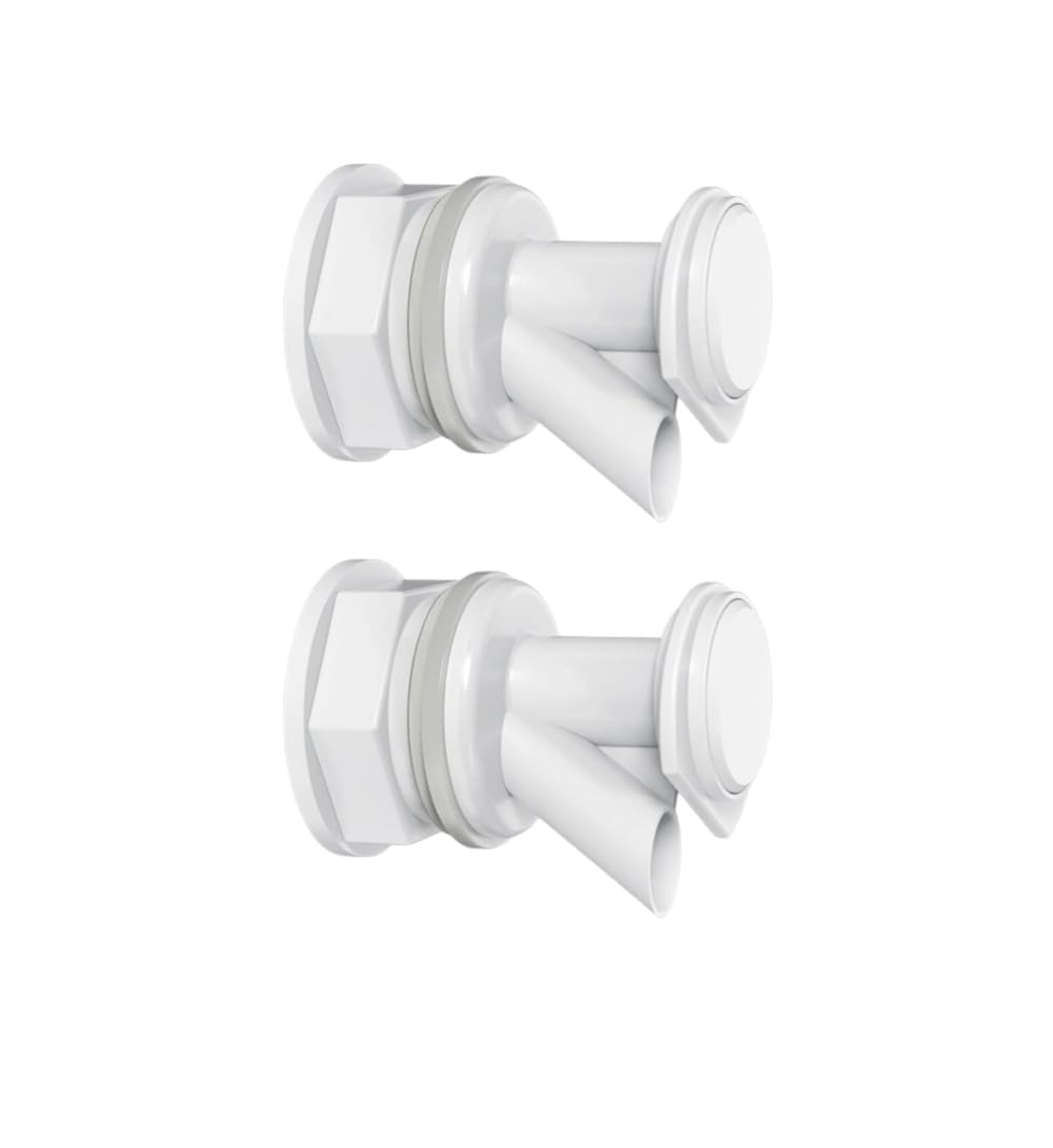 Amazon.com: 2Pcs Push Button Water Spigot White Plastic Cooler Spigot ...