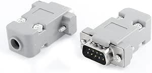 Amazon.co.jp: XYWHPGV 2pcs Plastic Hood Cover D-SUBDB99 Pin Male Solder Wire Connector (65187 ...