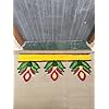 Buy Handmade Fur Woolen Rangoli Mat, 3 Ft x 1.2 Ft, Canvas Back ...