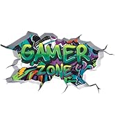 Amazon.com: TOARTI 3D Game Wall Decals,Gaming Wall Stickers for Boys ...
