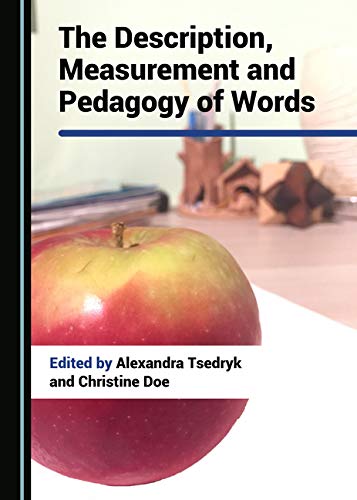 Ebook – The Description, Measurement and Pedagogy of Words 1 Edition ...