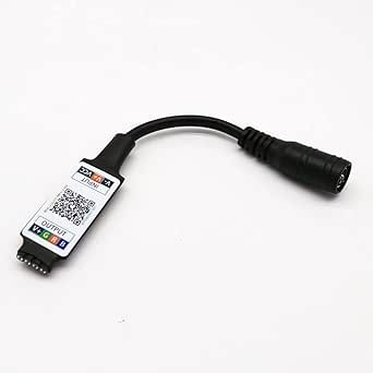 Amazon.com: Mini RGB Bluetooth Compatible Controller DC 5V 12V 24V ...