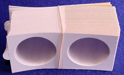 1000 2x2 Bulk Supersafe Self-Adhesive Paper Coin Flips for Large ...