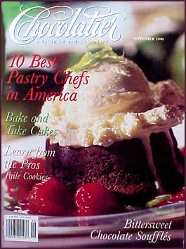 Chocolatier Magazine September 1998 Tuile Cookies, Chocolate Souffles ...