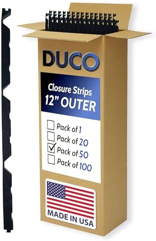 12in Outside Classic Rib Profile Foam Closure Strips for Metal Roofing ...