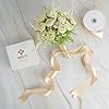 Amazon.com: MEEDEE Champagne Satin Ribbon 1-1/2 Inch Champagne Ribbon ...
