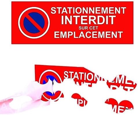 Autocollant Interdiction de Stationner – Lot de 30 Stickers ...