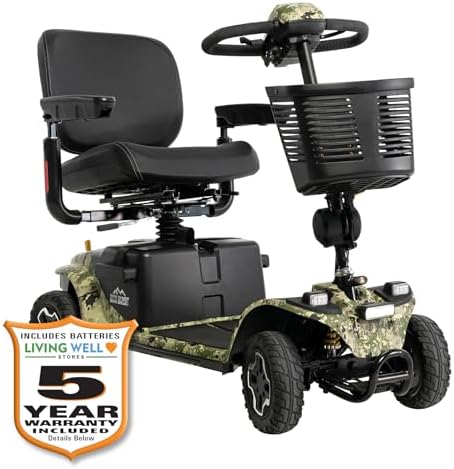 Amazon.com: Pride Bandit, Rugged Outdoor Mobility Scooter, with 5-Year ...