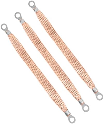 AOCISKA 3PCS Automotive Ground Strap,Heavy Duty Engine Braided Copper ...