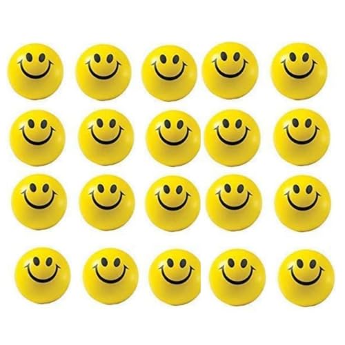 Buy Torque Stress Reliever Smiley Ball for Hand Exercise Pack of 20 ...