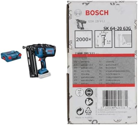 Bosch Professional 18V System GNH 18V-64 M Battery Nailer Gun (max ...