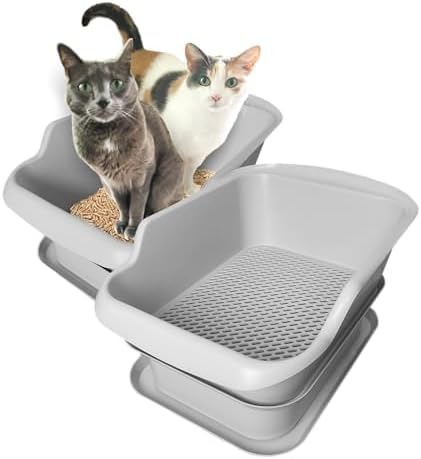 Mr. Catman Mr Catman Wood & Pine Pellet Cat Sifting Litter Box Kitty ...