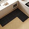 Amazon.com: SMILEGIF Anti-Slip Corner Kitchen Rug, 1 Piece L-Shaped ...