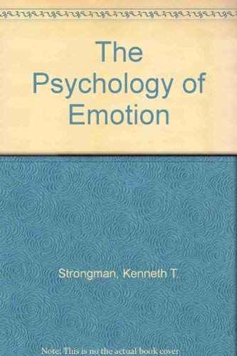 The Psychology of Emotion: Strongman, Kenneth T.: 9780471914334: Amazon ...